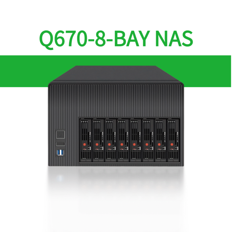 Q670-8-BAY NAS - BKHD Mini PC